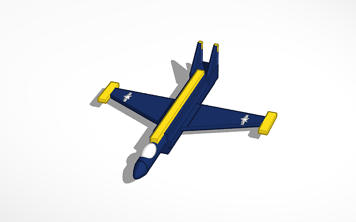 3D design blue angle | Tinkercad