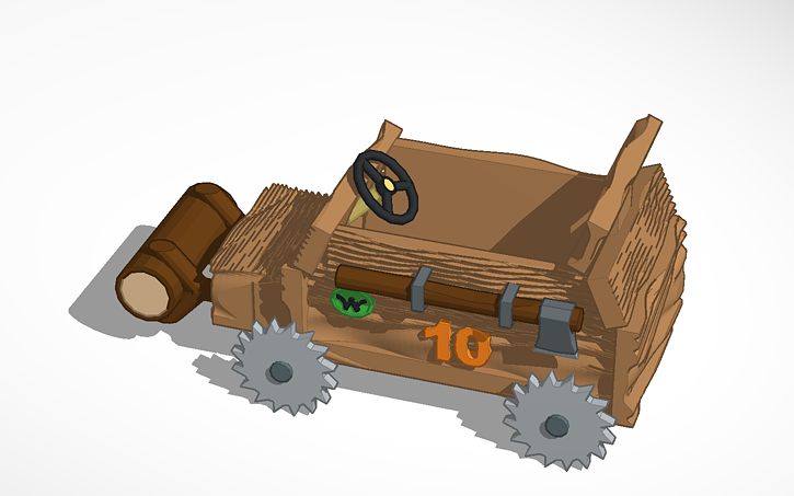3D design Buzz-Wagon #Wackyraces - Tinkercad
