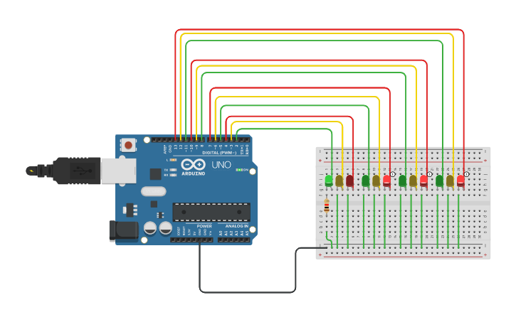 Circuit Design Practical 4 Demonstration Of Traffic Signal Tinkercad 9464