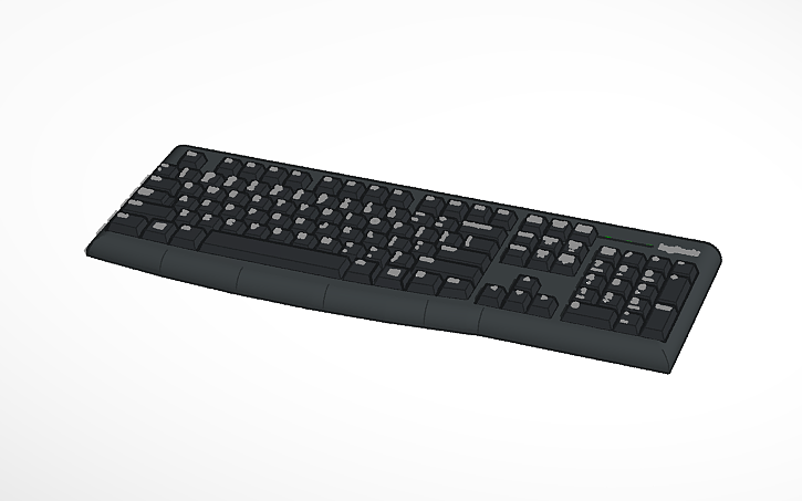3D design Logitech Keyboard - Tinkercad