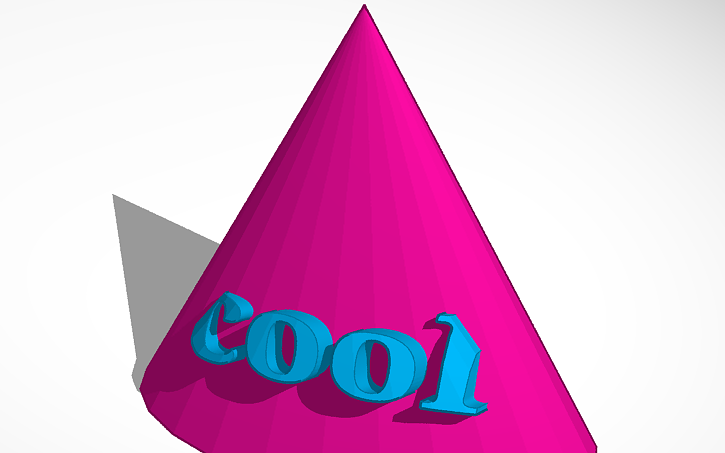 3D design COOL CURVE TEXT | Tinkercad