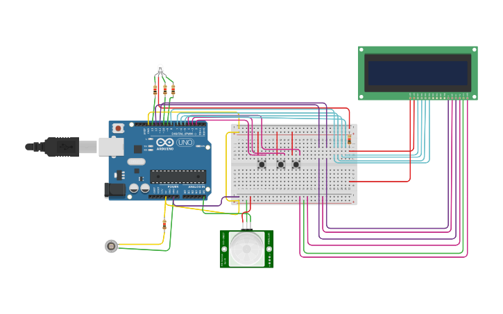 Circuit design Responsi | Tinkercad
