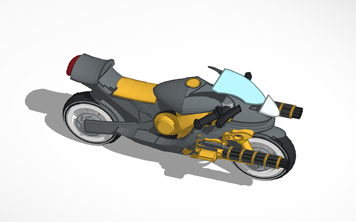 3D design motorbike | Tinkercad