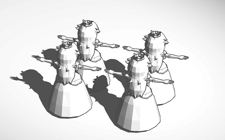 3D design princess peach - Tinkercad