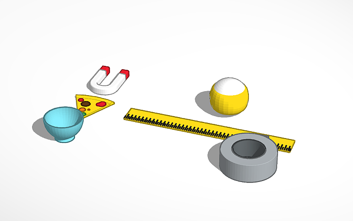 3d Design Random Low Poly Objects Tinkercad