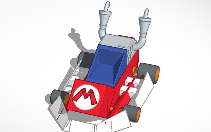 3D design Kart de Mario | Tinkercad