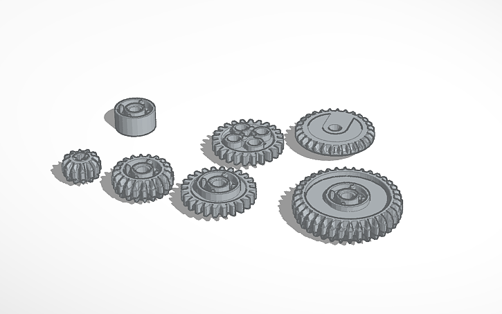 3D design Making Custom Lego Clutch Gears - Tinkercad