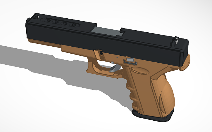 3D design Glock - Tinkercad