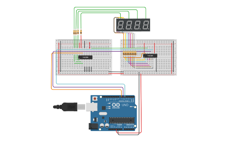 Circuit design Lab4_1 | Tinkercad