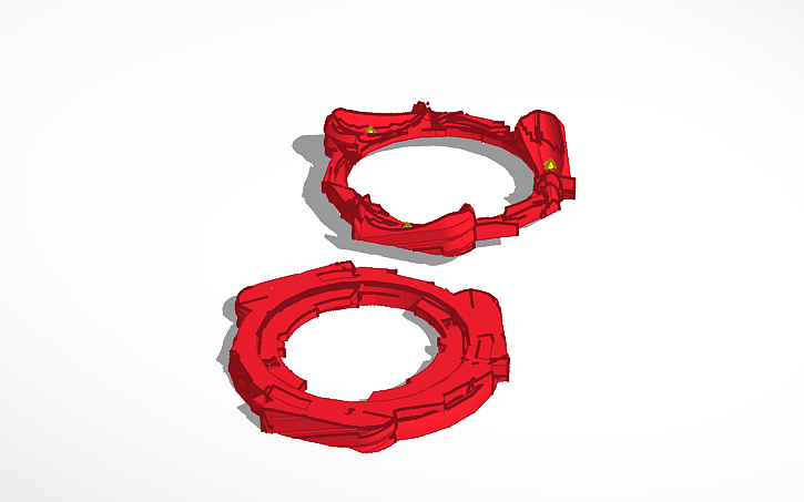 3D design Beyblade Db blade template - Tinkercad