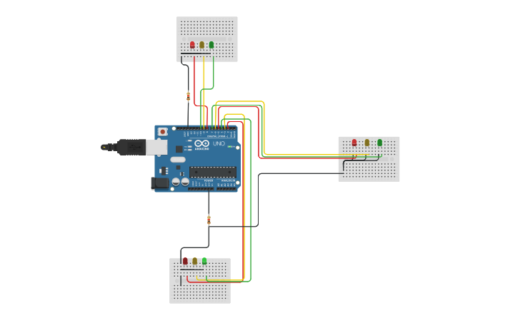 Circuit design Tugas 3 Thoriq Wibisono | Tinkercad