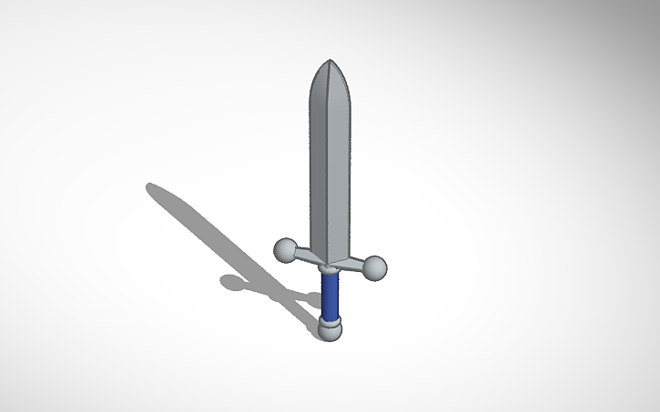 3D design sword | Tinkercad