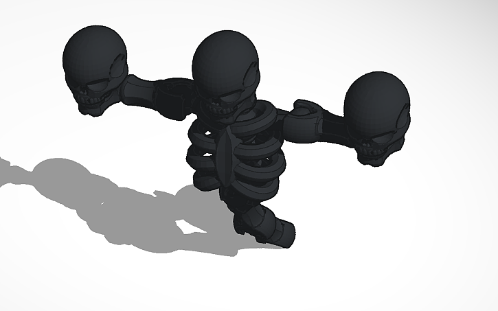 3D design The realistic wither | Tinkercad