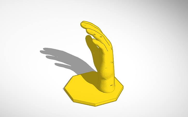 3D design Hand - Tinkercad