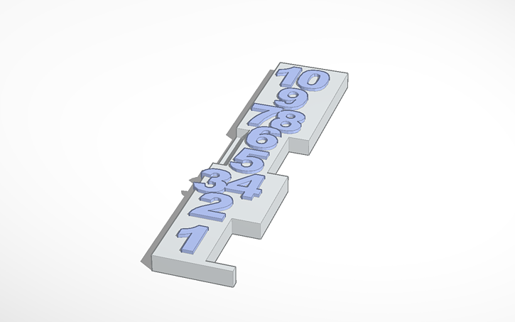 3D design hop scotch - Tinkercad