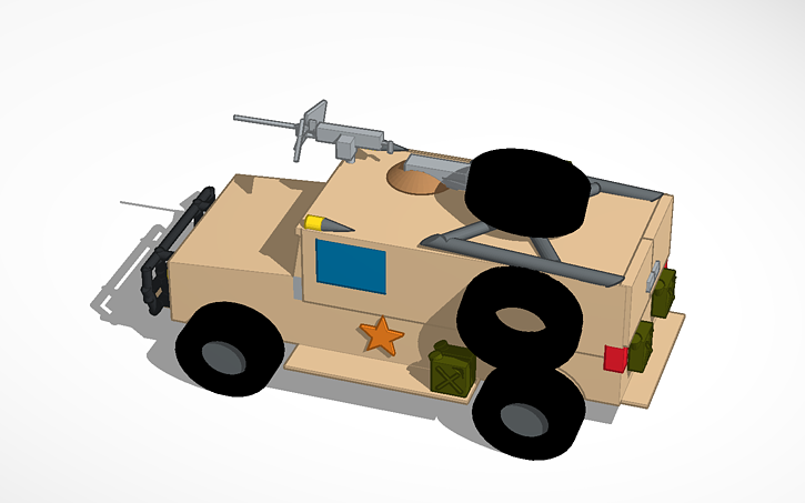 3D design MRAV/ Utility - Tinkercad