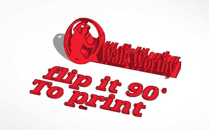 3D design TRAIL LIFE USA Logos | Tinkercad