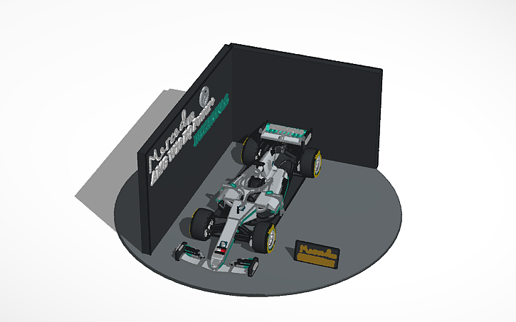3D design Mercedes AMG W10 EQ Power+ F1 ultimate - Tinkercad