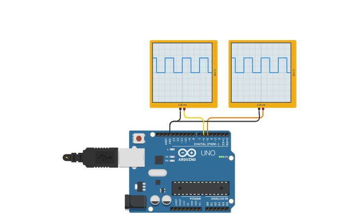 Circuit design Arduino PWM (Advanced) - Tinkercad