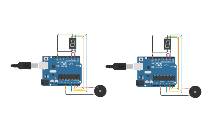 Circuit Design Seven Segment Countdown Tinkercad