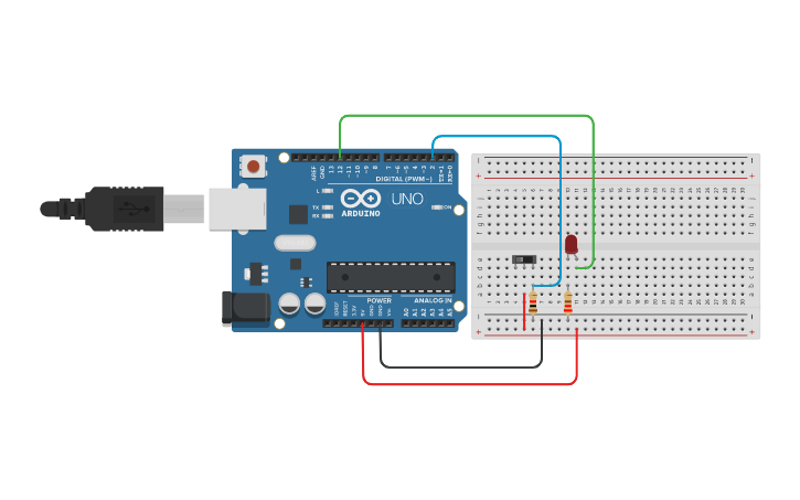 Circuit design Timer OnDelay-OffDelay with time delay() - Tinkercad