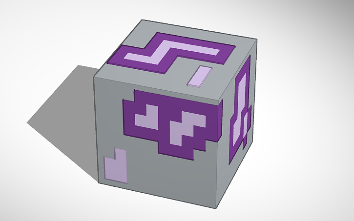 3D design Minecraft P-12 Ore(Minecraft Ore Idea.) | Tinkercad