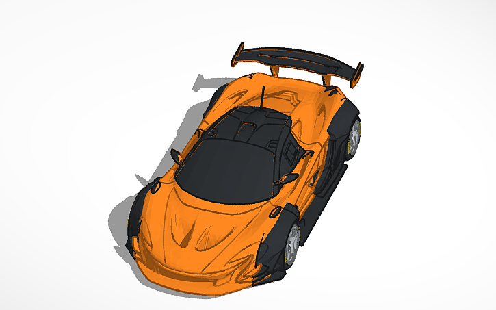 3d Design Mclaren P1 Gtr Wide Body Tinkercad