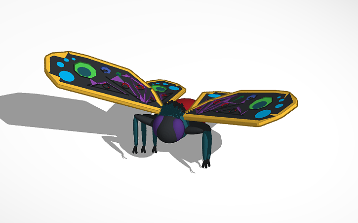 3D design Moth! - Tinkercad
