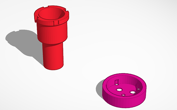3D design Bagpipe tone enhancer - Tinkercad