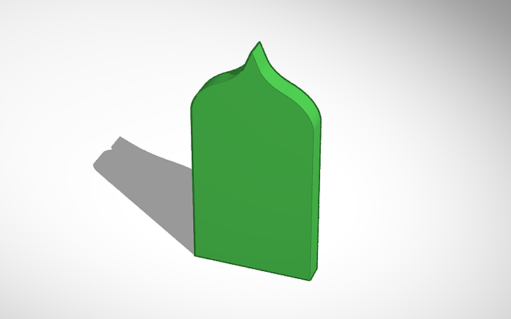 3D design Venice Ogee Arch - Tinkercad