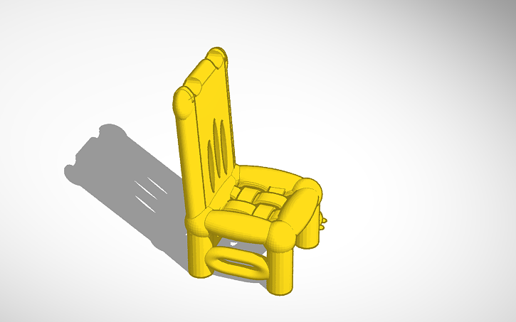 3D design Chair - Tinkercad