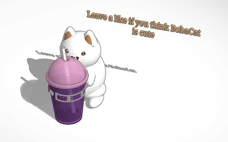 3D design Project #9 Boba Tea - Tinkercad