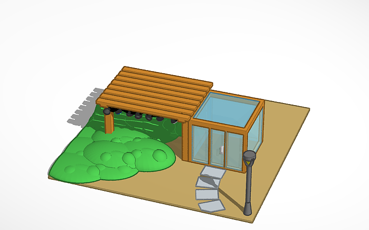 3D design Glass house 4 | Tinkercad