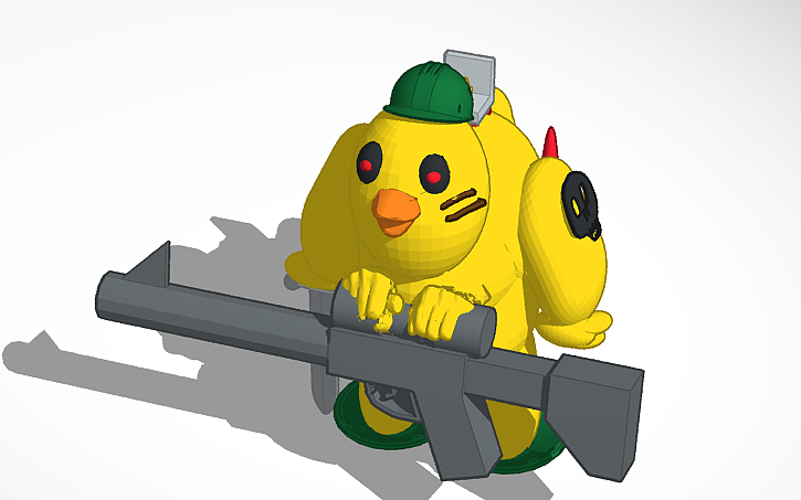 3D design pato táctico | Tinkercad