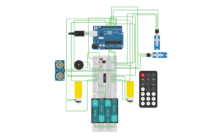Circuit design Electrical part 4.0 | Tinkercad