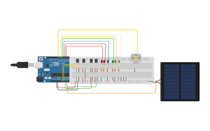 Circuit design Automatic heating system - Tinkercad