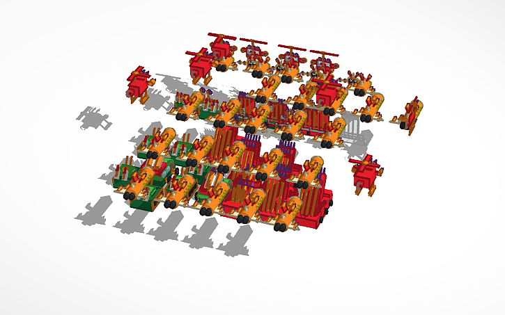 3D design army war | Tinkercad