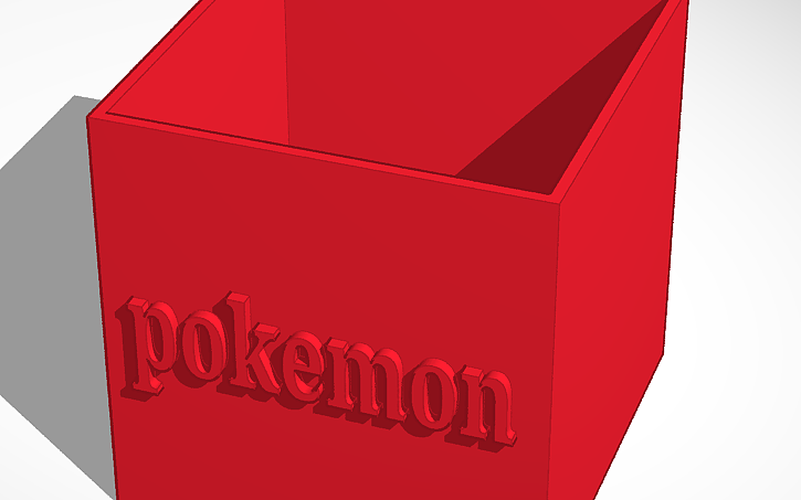 3D design pokemon - Tinkercad