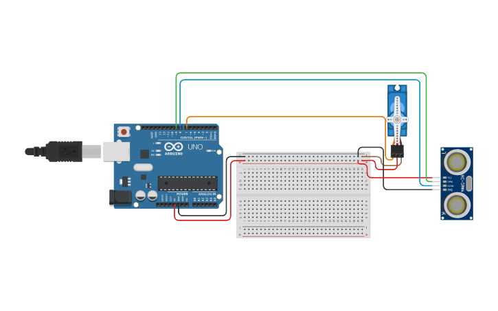 Circuit design radar - Tinkercad