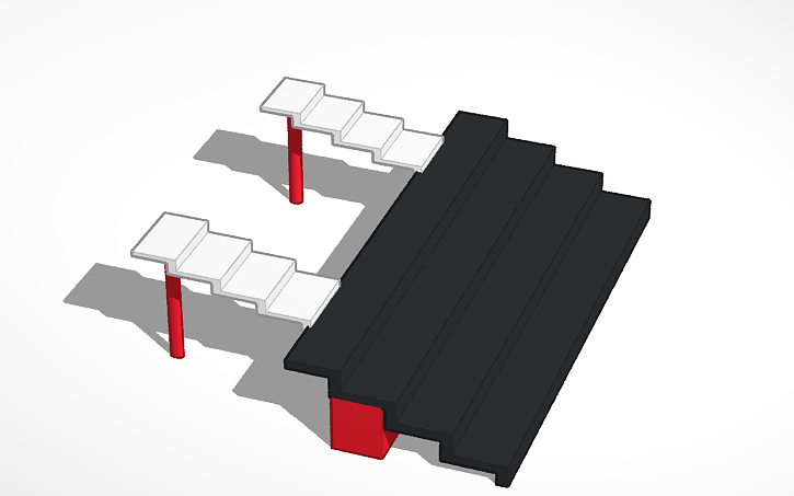 3D design rc step ups - Tinkercad