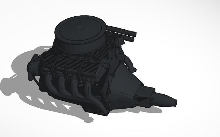 3D design Miniature Muscle Car Engine? READ DESC - Tinkercad