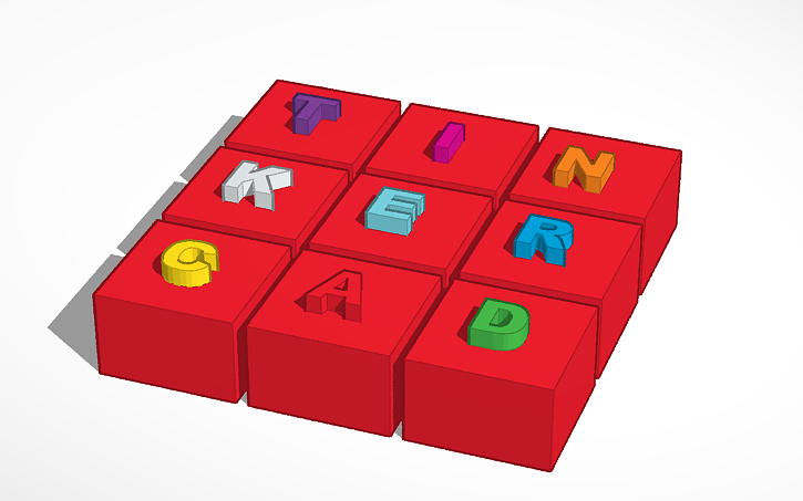 3D design TINKERCAD LOGO | Tinkercad