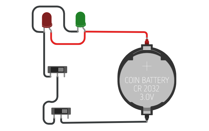 Circuit Design Atividade Controlando O Led Com Dois Botões Tinkercad