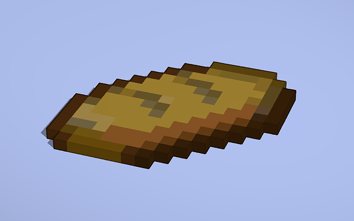 3D design Minecraft Bread - Tinkercad