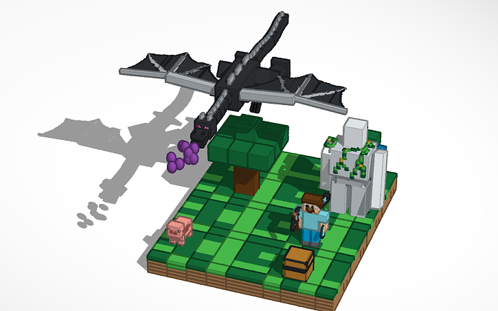 3D design Ender dragon | Tinkercad