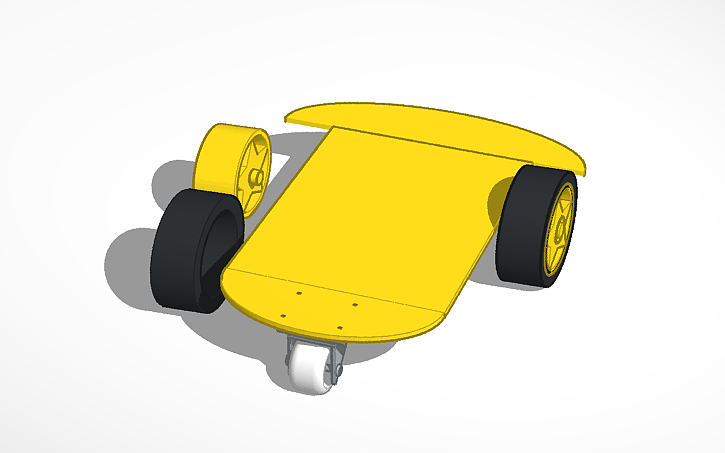3D design 2wd car | Tinkercad