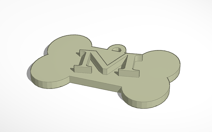 3D design Ident-Mascota - Tinkercad