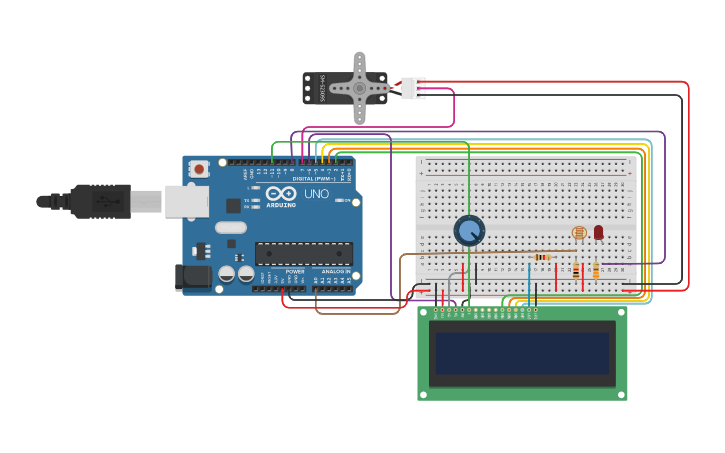 Circuit Design Robotics Project Tinkercad