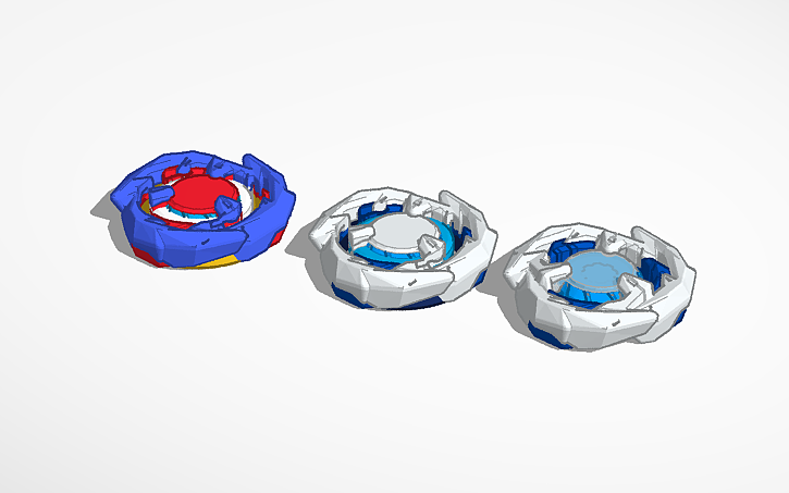 3D design Beyblade X DranSword (Burst version) *UPDATED - Tinkercad