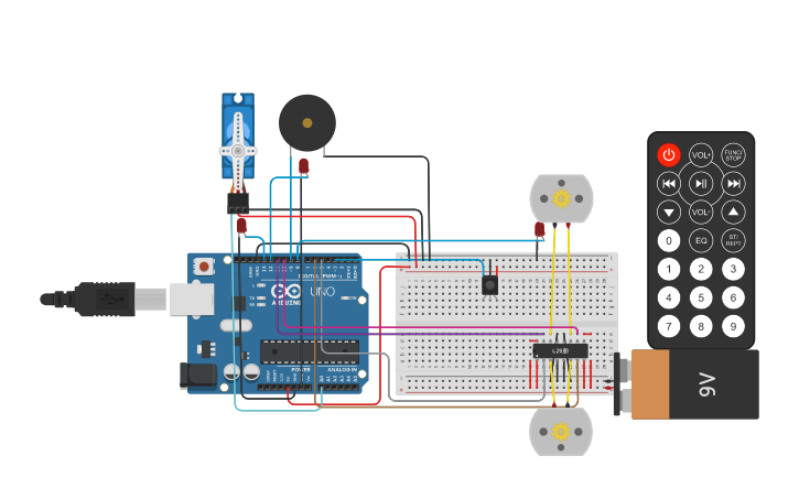 Circuit Design Control Devices Using Ir Remote Tinkercad